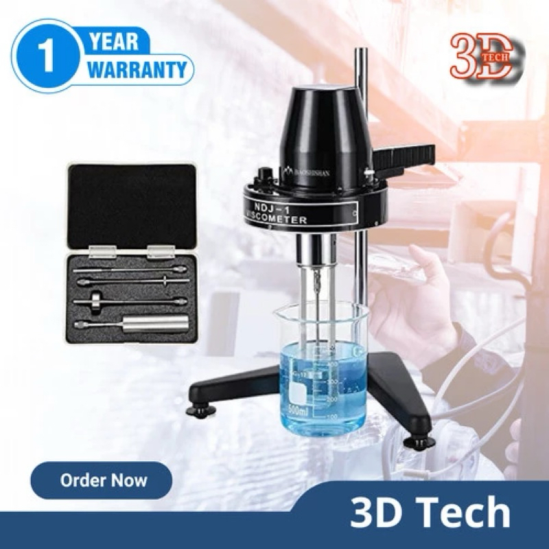Jual Rotary Viscometer NDJ1 Analog Viscosity Tester Viskometer NDJ-1 ...