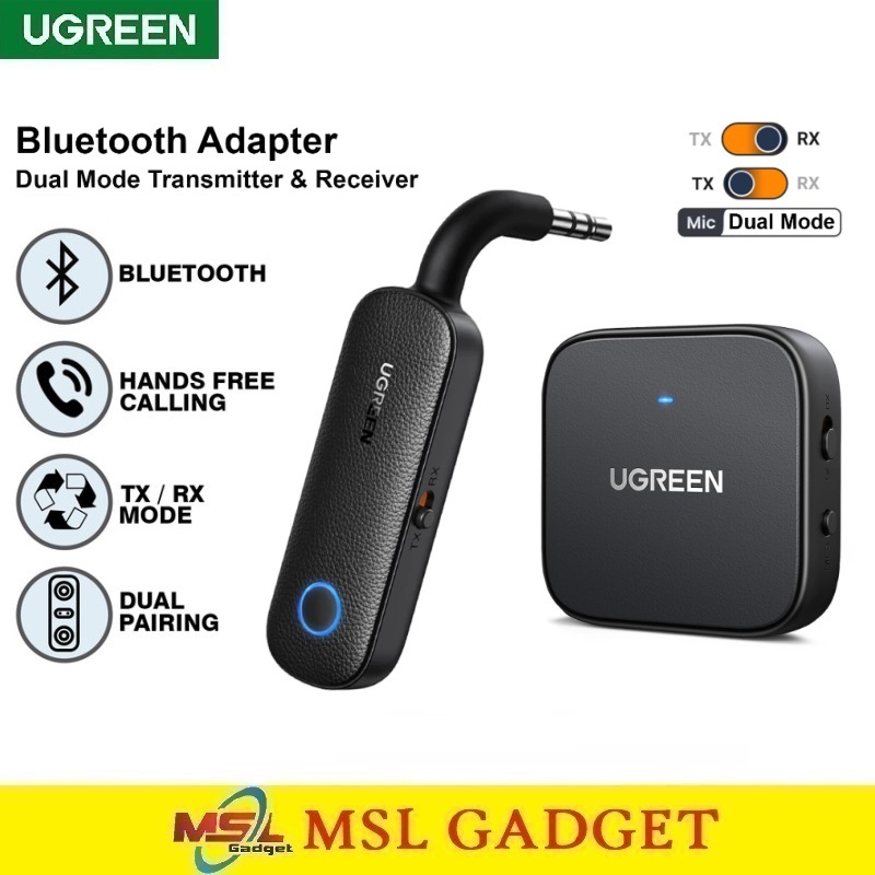 Jual UGREEN Wireless Bluetooth Audio Receiver Transmitter Aux 3.5mm TX ...