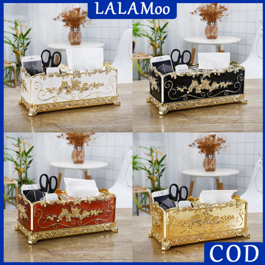 Jual Mewah tuba Kotak Tisu Kotak Handuk Kertas Kotak Tisu Emas Ornamen ...