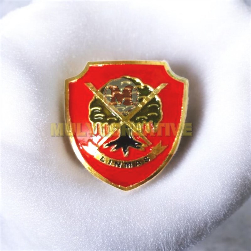 Jual Emblem Linmas Hansip Logo Perlindungan Masyarakat Pin Bros Full ...
