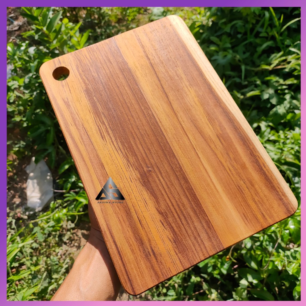 Jual Talenan Kayu Jati 30x20 choping board | Talenan Kayu Jumbo ...