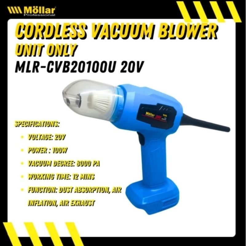 Jual BLOWER CORDLESS MOLLAR CVB20100-U Mesin Blower Sedot Debu Portable ...