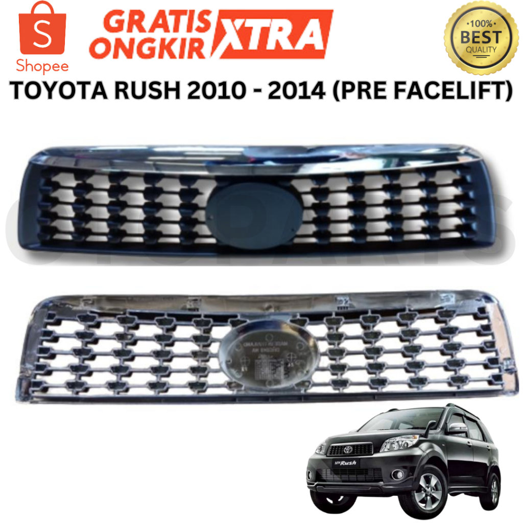 Jual GRILL GRILLE RAM RAMBANG TOYOTA RUSH 2010 2011 2012 2013 2014 PRE ...