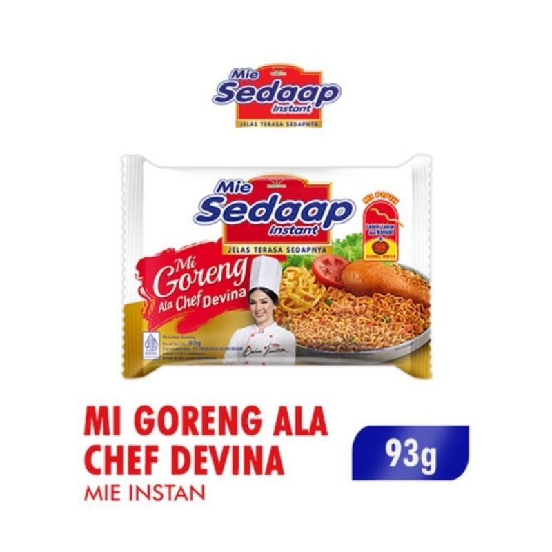 Jual Mie Sedaap Goreng Ala Chef Devina 95g | Shopee Indonesia