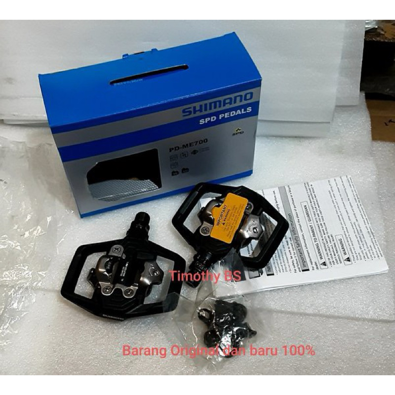 Jual Shimano Trail Pedal PD ME 700 SPD SL BIKE PEDALS clipless with ...
