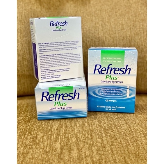 Jual KODE P12J Refresh plus eye drops Refresh plus lubricant eye drops ...