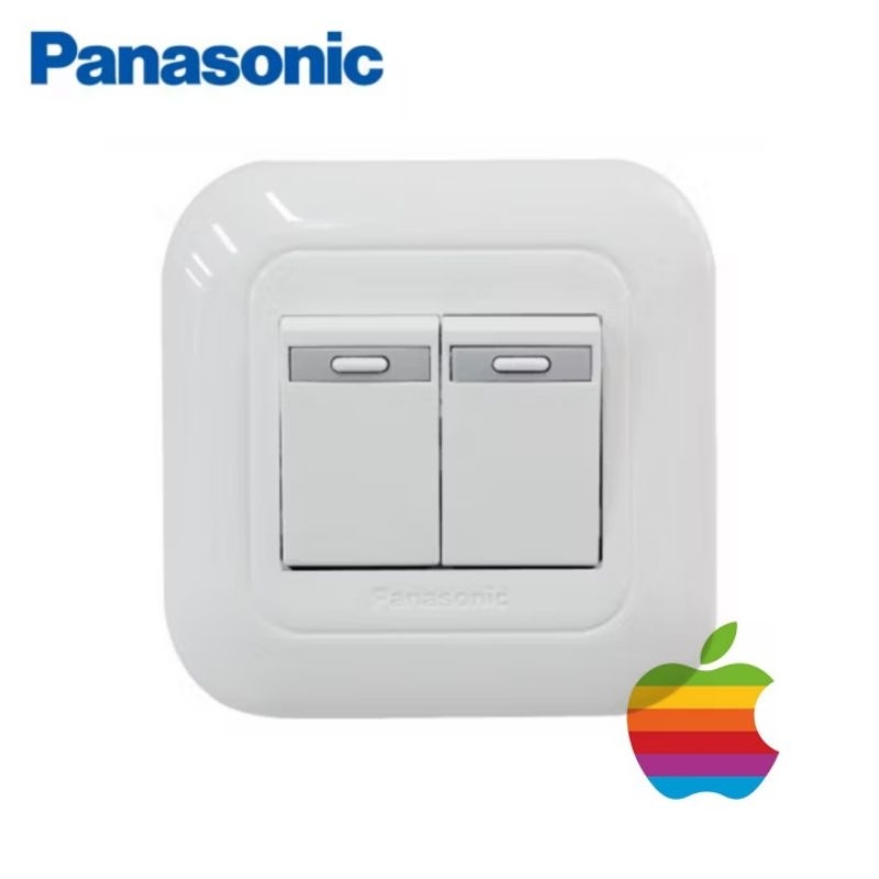 Jual Saklar Seri Panasonic (1 Set) - Saklar Double Panasonic | Shopee ...