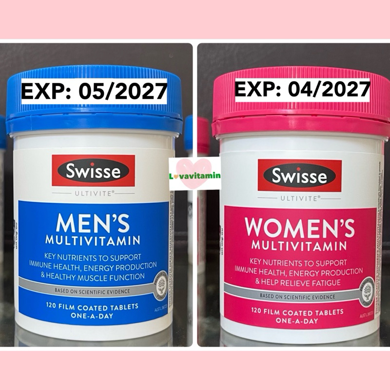 Jual Swisse Ultivite Multivitamin for Men Women 60 120 Tablets Australia | Shopee Indonesia