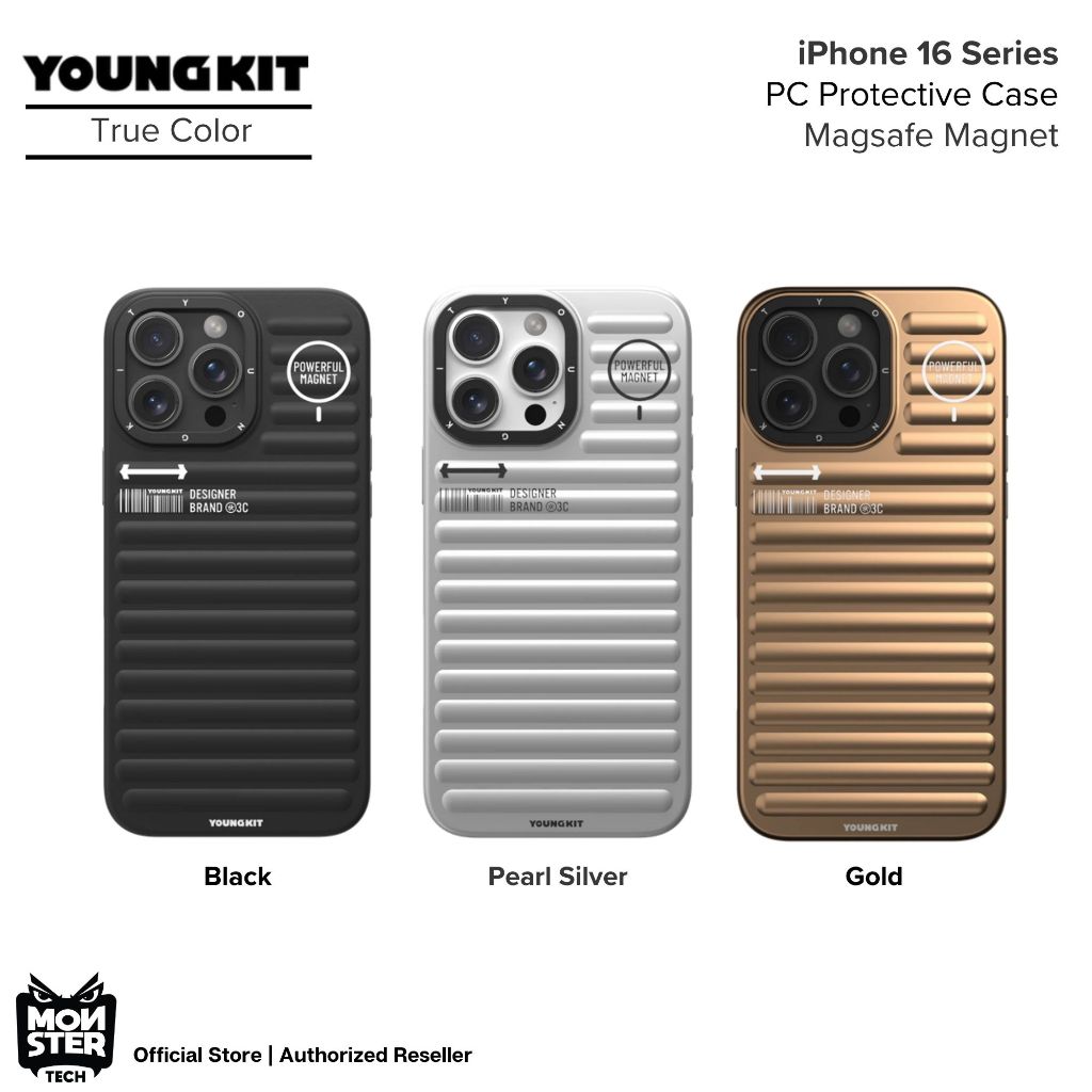 Jual YOUNGKIT True Color Luggage Inspired Magsafe Case for iPhone 16 ...