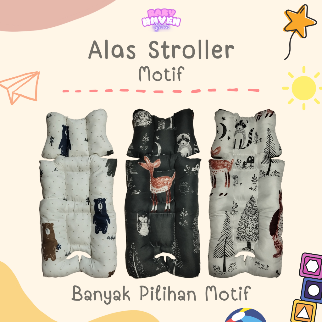 Jual Alas Stroller Bayi Universal Baby Car Seat Stroller Pad Alas ...