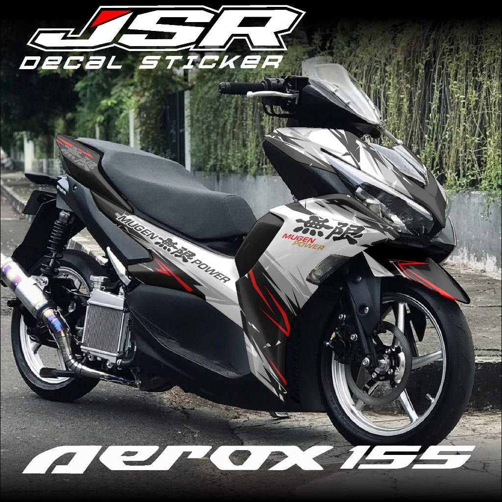 Jual COD, DECAL STICKER AEROX NEW FULL BLOK, STICKER FULLBODY AEROX ...