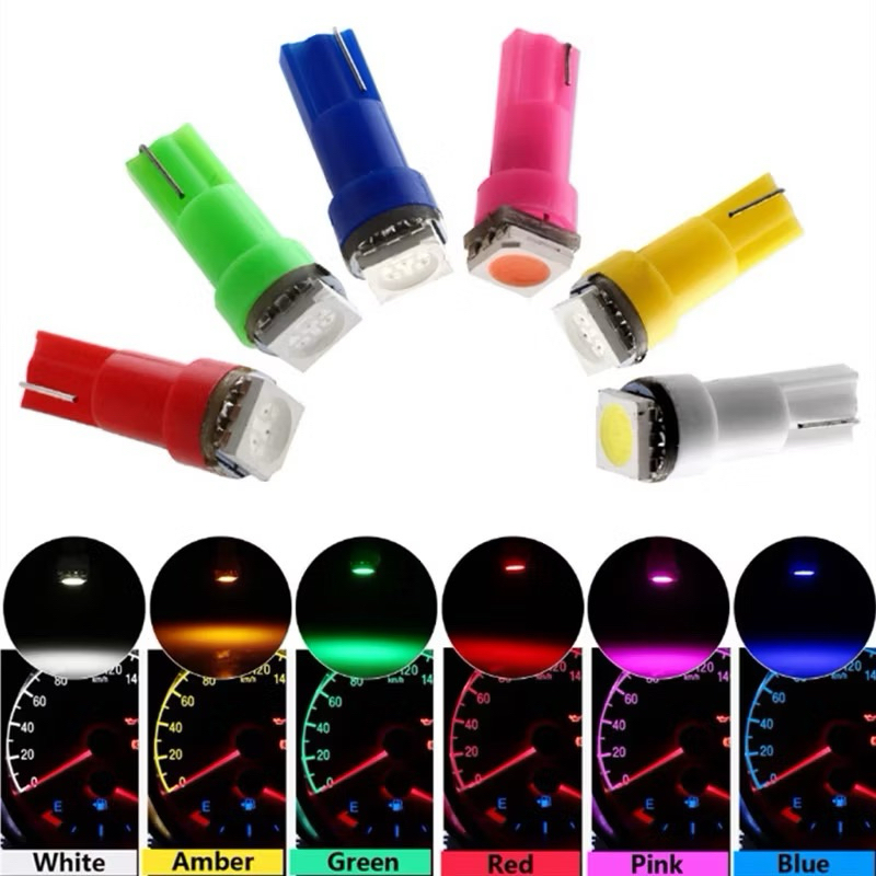 Jual Bohlam Led Speedo T5 1 Mata Lampu Spido Motor DC 12 Volt | Shopee ...