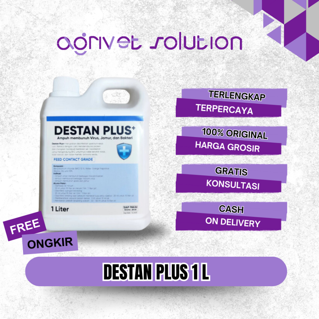 Jual Desinfektan Kandang Sapi - Destan 1 Liter - Desinfektan Kandang 1 ...