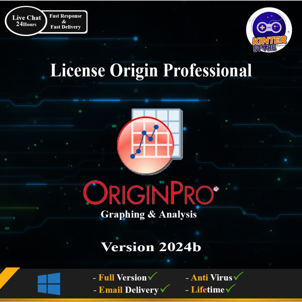 Jual Origin Pro 2024b / OriginLab 2024b Resmi License Key Full Version Lifetime | Shopee Indonesia
