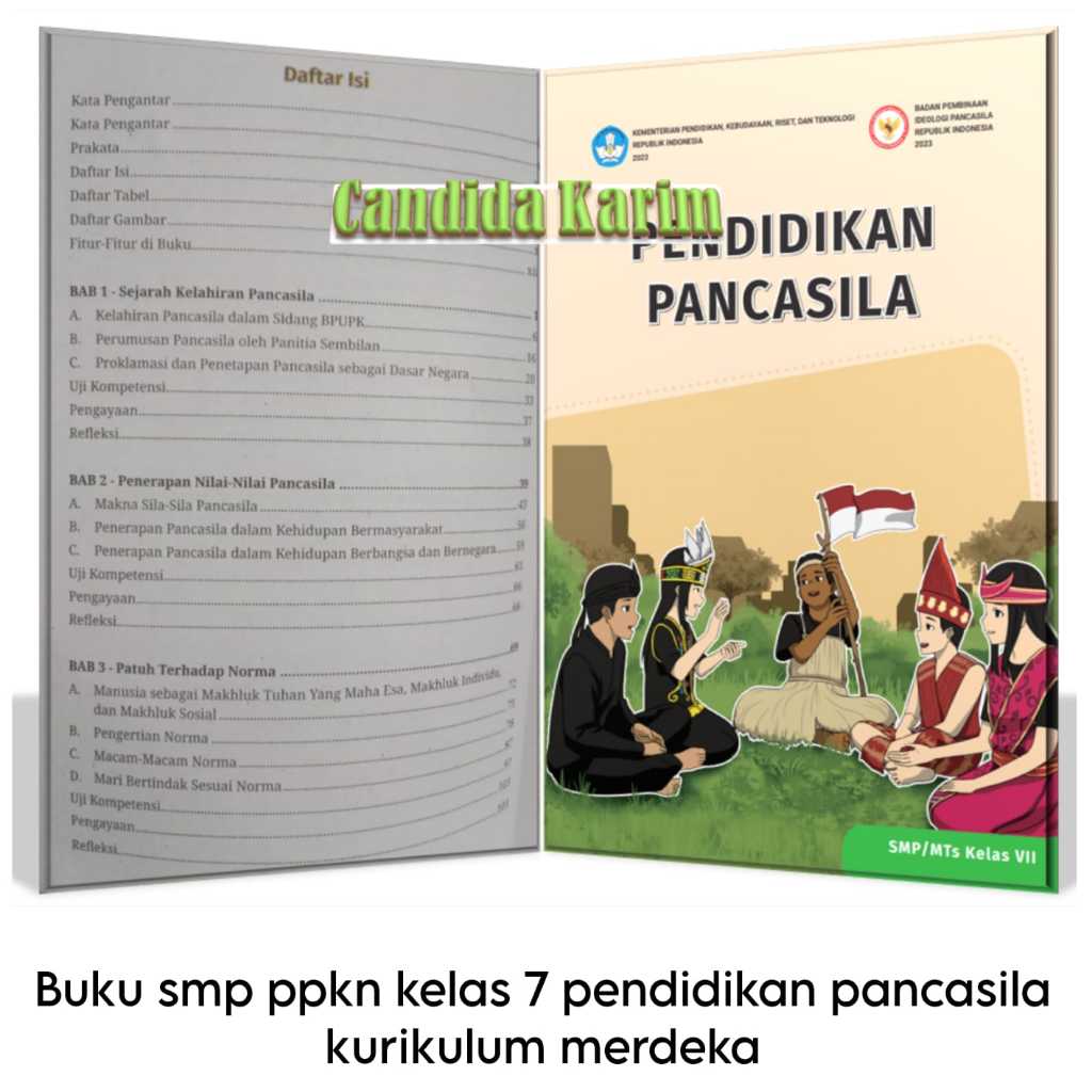 Jual Buku siswa smp ppkn kelas 7 pendidikan pancasila kurikulum merdeka ...
