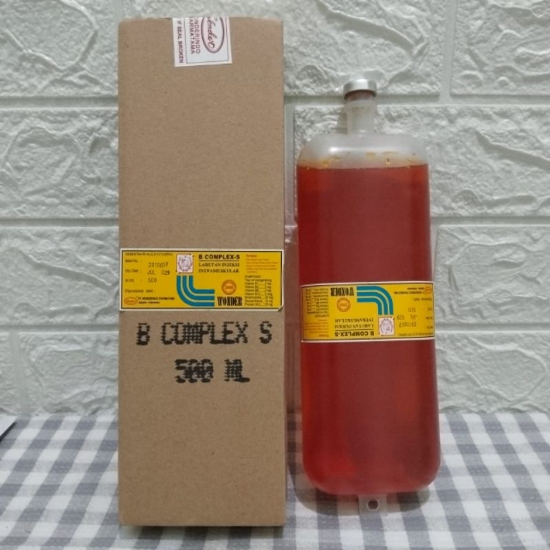 Jual b complex s 500ml [botol infus 500ml] | Shopee Indonesia