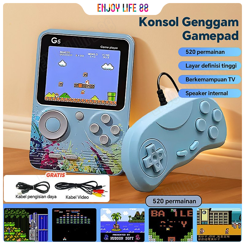 Jual Game Boy Game Bot Gameboy Console G5 Portable Game Player Built-in ...
