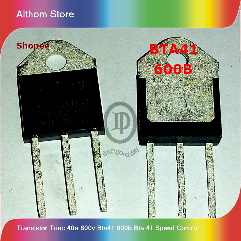 Jual transistor triac 40a 600v bta41 600b bta 41 speed control | Shopee ...