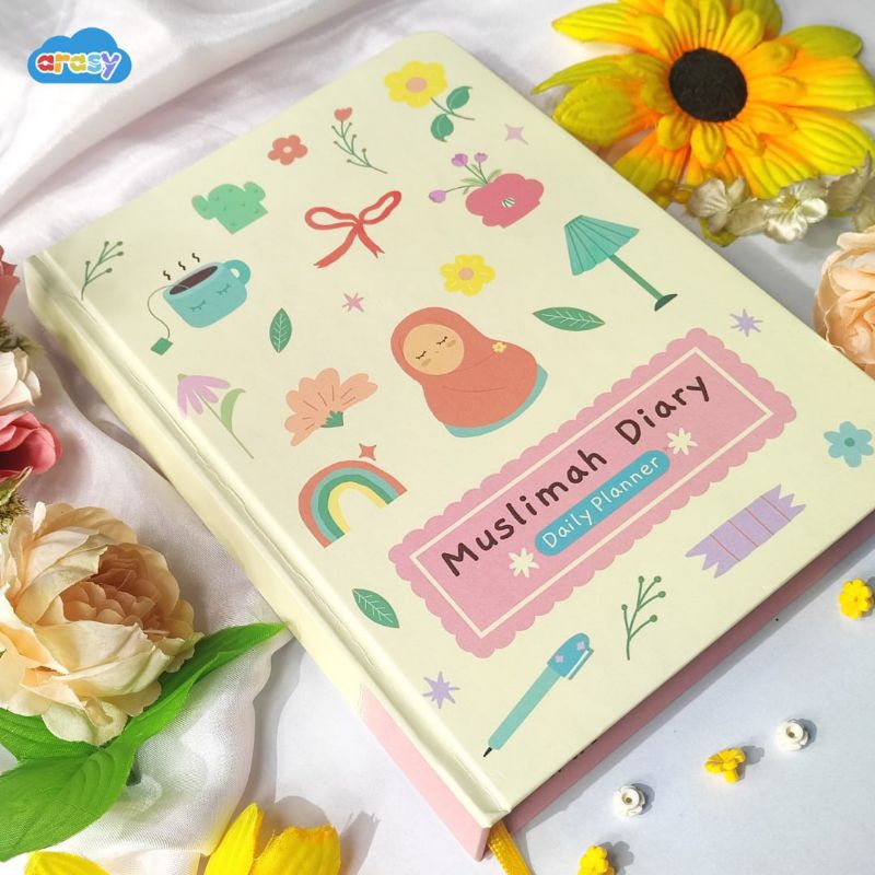 Jual [READY SIAP KIRIM] Daily Planner GRATIS PULPEN LUCU Muslimah Diary ARASY Muslimah Planner ...