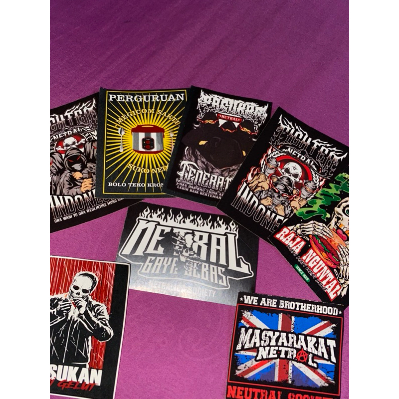 Jual Stiker Netral Bijian | Shopee Indonesia