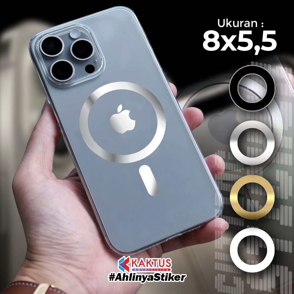 Jual Stiker MagSafe HP Iphone Apple Lingkaran Universal Cutting Murah ...