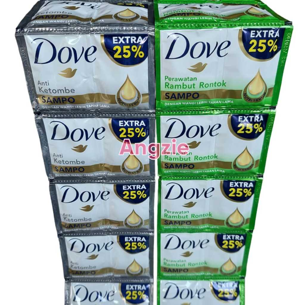 Jual Sampo Dove 1 renceng isi 12 sachet | Shopee Indonesia
