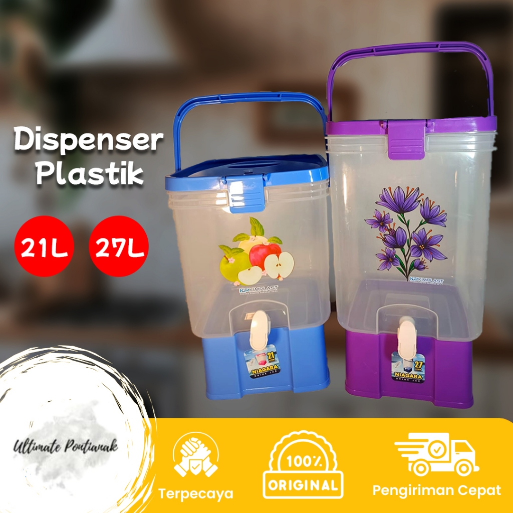Jual Dispenser Plastik KP Kimplast 21 Liter & 27 Liter | Niagara Drink ...