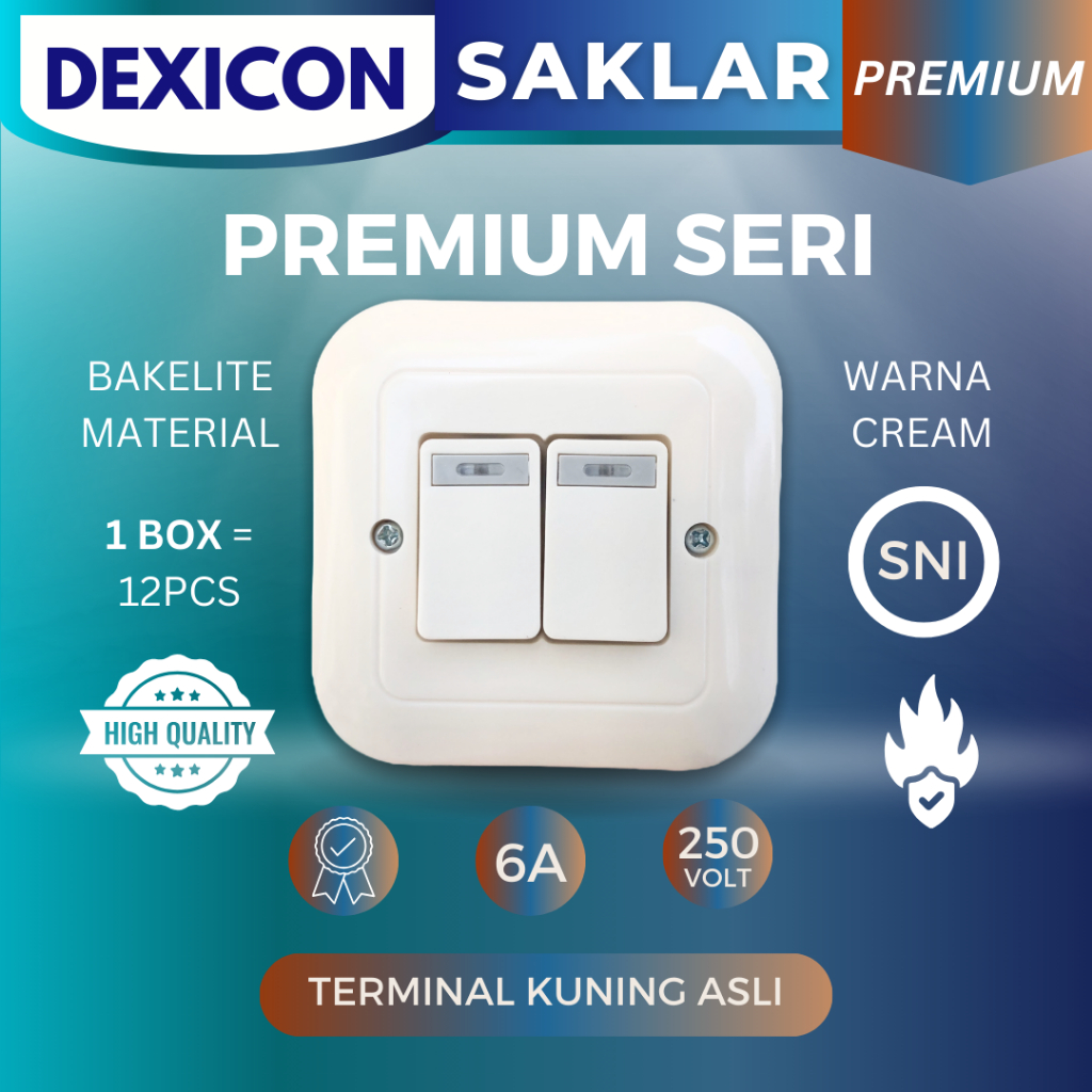 Jual SAKLAR DINDING INBOW SERI PREMIUM SERIES SAKLAR LAMPU DOUBLE ...