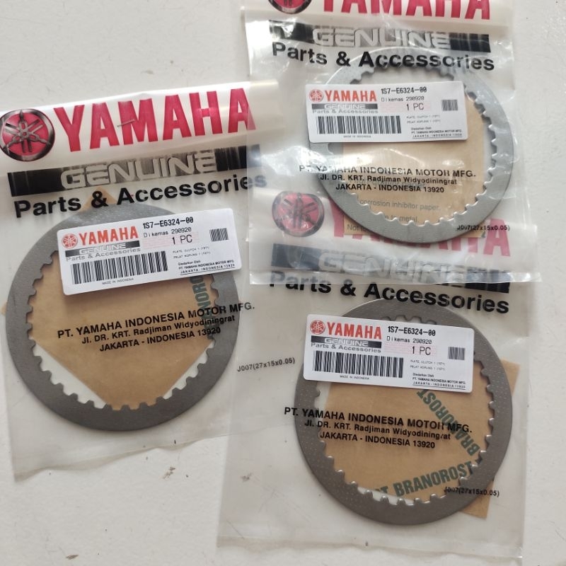 Jual 1S7-E6324-00 PLATE CLUTCH Besi plat kampas kopling Jupiter MX old lama oriiginal | Shopee ...