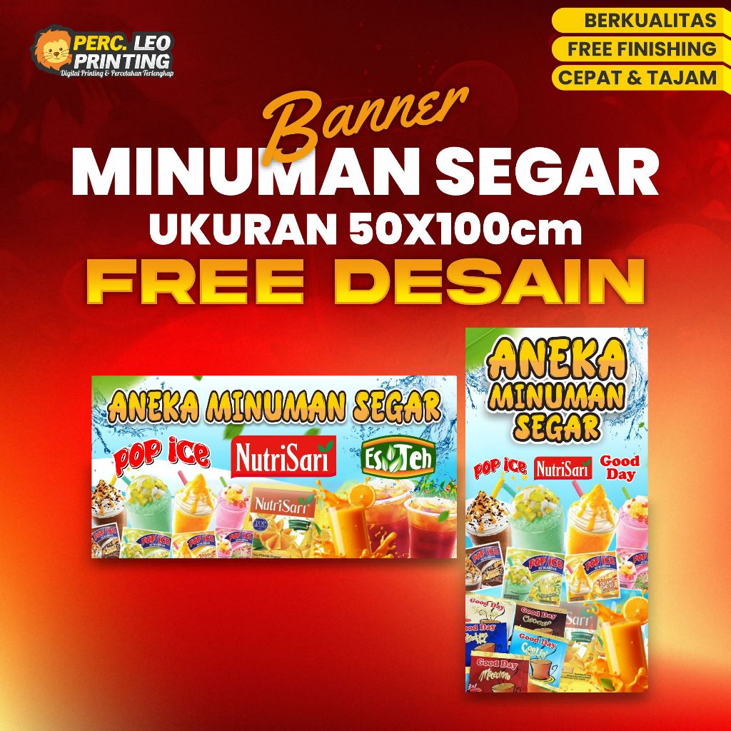 Jual Spanduk Aneka Minuman Segar Barang Ready Siap Kirim Free Finishing ... Jual Spanduk Aneka Minuman Segar Barang Ready Siap Kirim Free Finishing ...