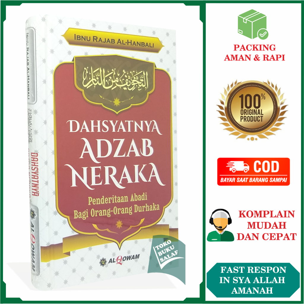 Jual Dahsyatnya Adzab Neraka ORIGINAL Karya Ibnu Rajab Al-Hanbali Azab ...