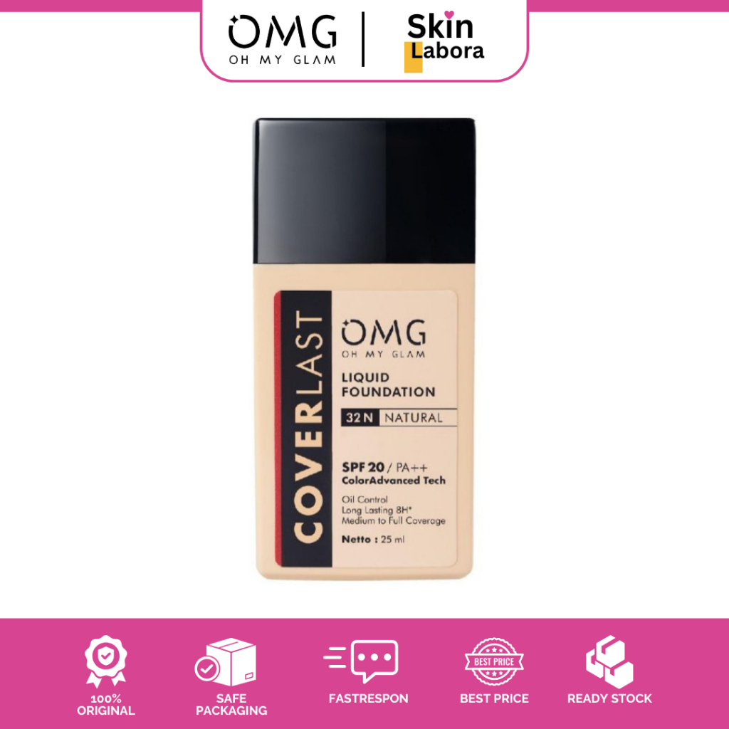 Jual OMG - Coverlast Liquid Foundation SPF 20 PA++ 25ml | Shopee Indonesia