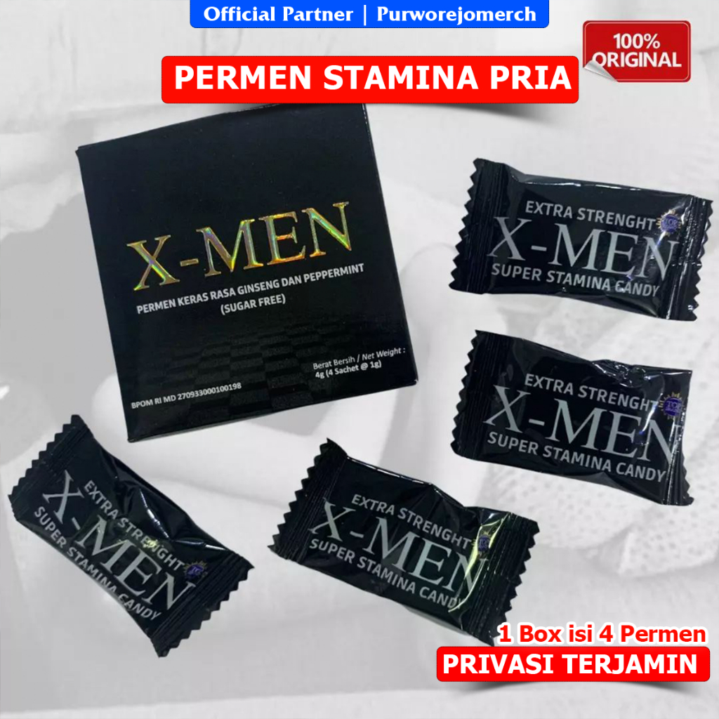 Jual Xmen Stamina Pria | Permen Pria Kuat Tahan Lama | Permen X Men ...