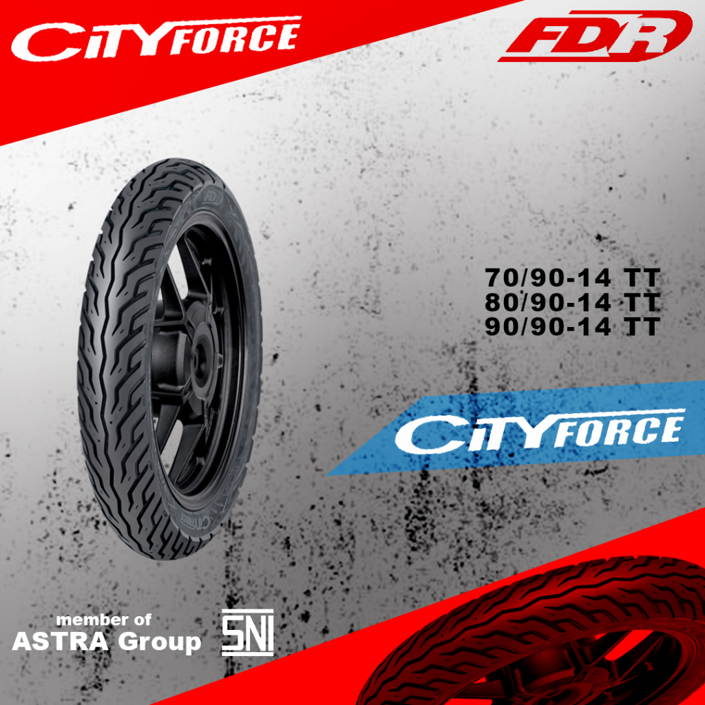 Jual Ban TT FDR CITY FORCE ring 14 matic tubetype | Shopee Indonesia