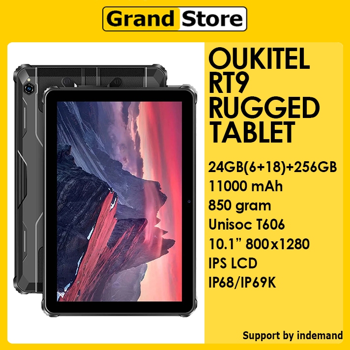 Jual OUKITEL RT9 4G LTE RAM 24GB+256GB ROM Android 14 10.1" IPS LCD 800 ...