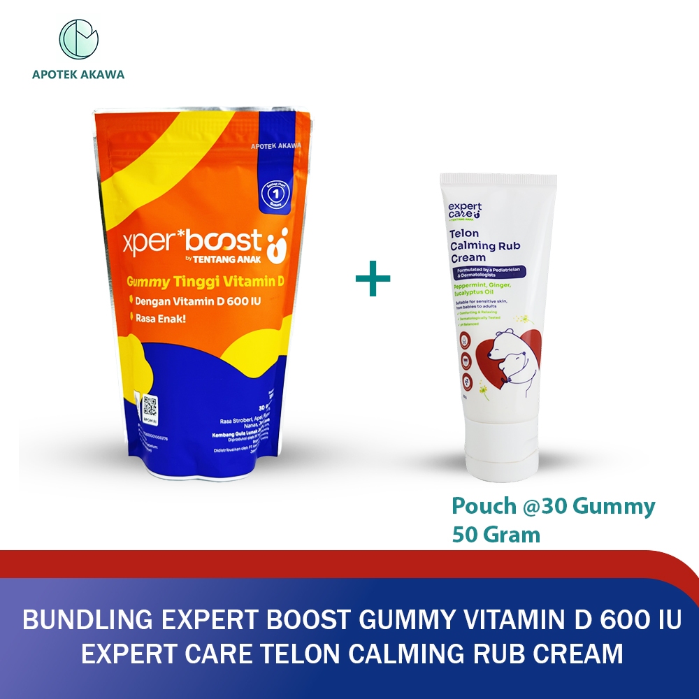 Jual BUNDLING EXPERT BOOST GUMMY VITAMIN D 600 IU & EXPERT CARE TELON ...