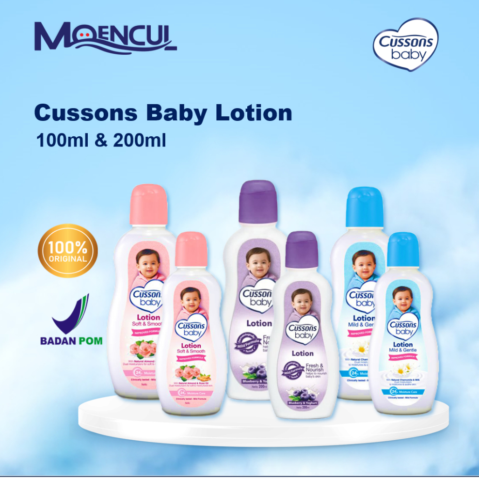 Jual Cussons Baby Body Lotion Series 200ml & 100ml / Cussons Baby ...