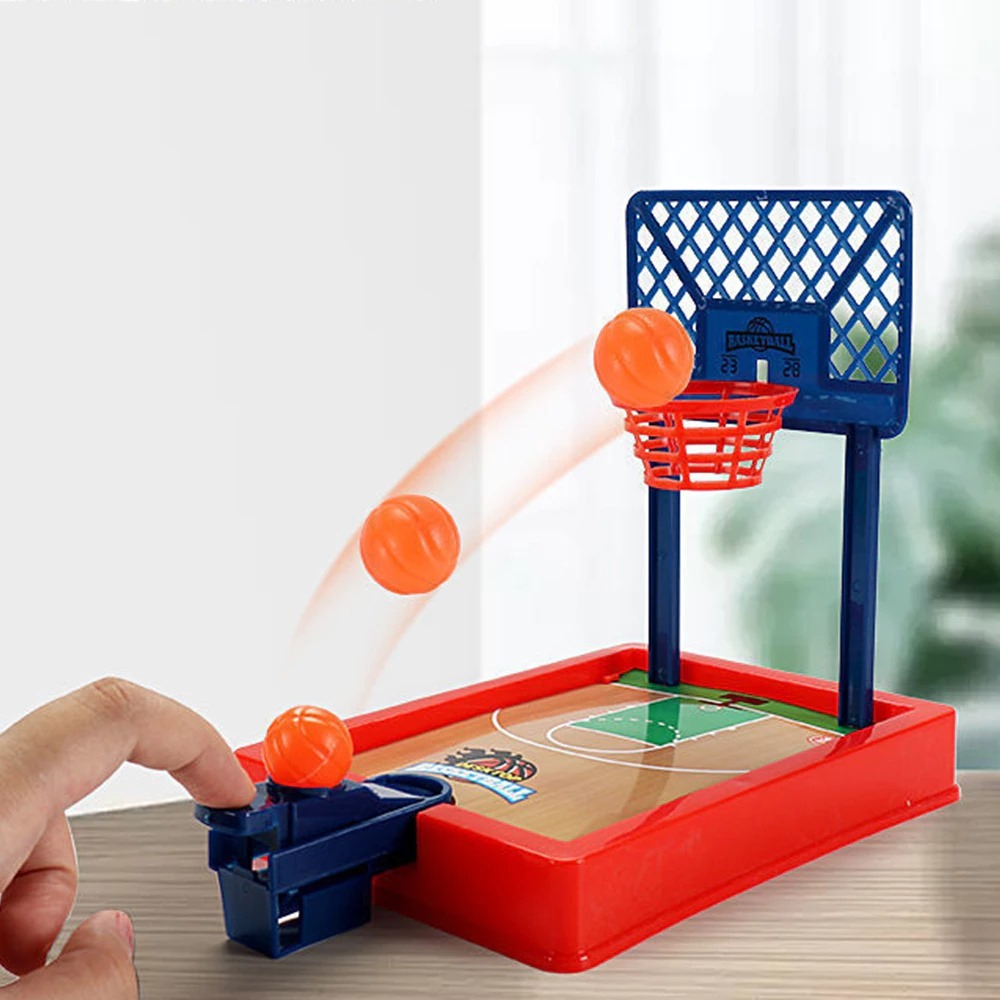 Jual { OMG } MAINAN LEMPAR BOLA BASKET MINI DI MEJA BOARD GAME BASKET ...