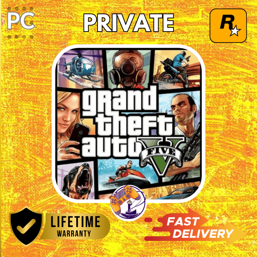Jual Grand Theft Auto V GTA 5 | PC ACCOUNT PRIVATE ROCKSTAR | Shopee ...