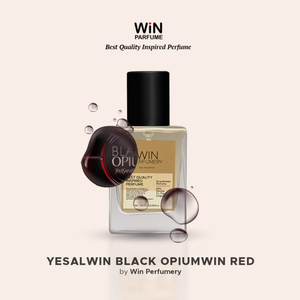 Jual [WIN PARFUME BANDUNG] NO. 532 YESALwin BLACK OPIUMwin RED UNISEX ...