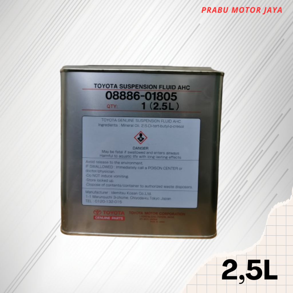 Jual Oli Shock AHC Supensi 2.5 Liter ( 08886-01805 ) | Shopee Indonesia