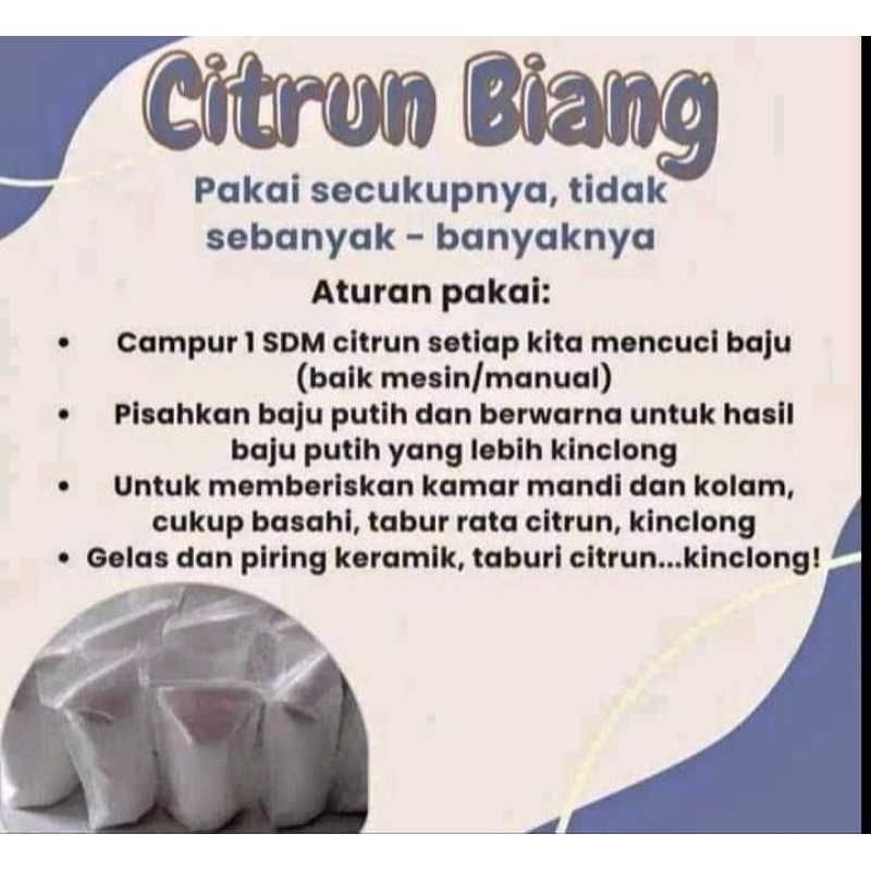 Jual BIANG CITRUN IMPORT 1KG | Shopee Indonesia