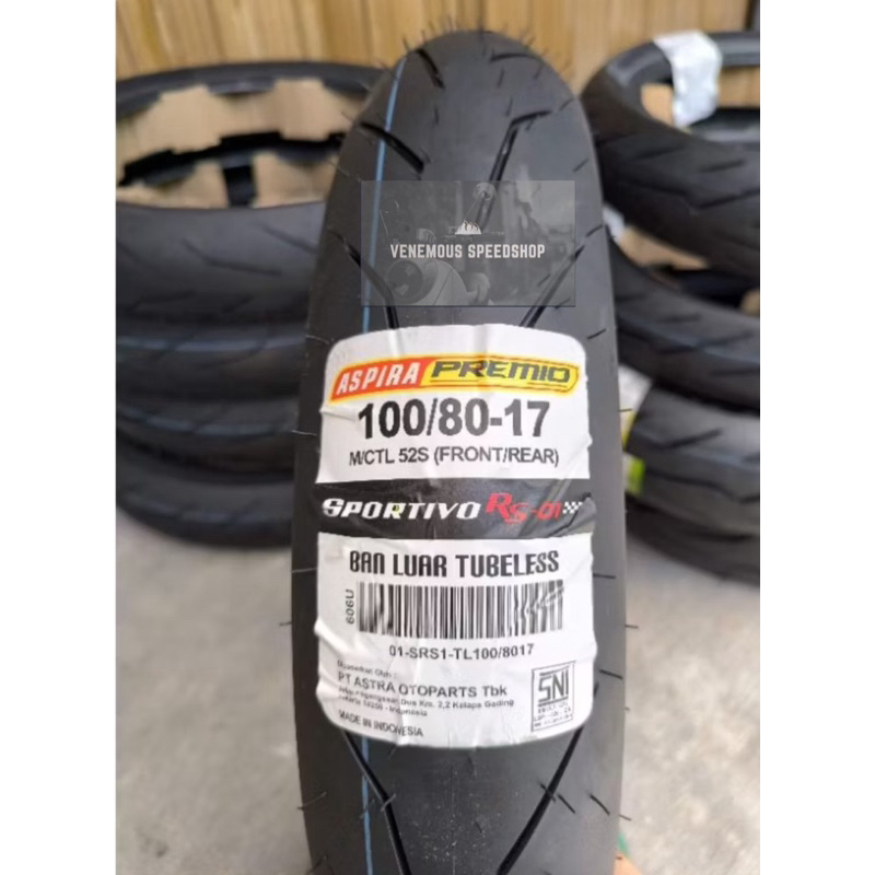 Jual Ban Softcompound Aspira Premio Sportivo RS-01 100/80-17 (1Ban) | Shopee Indonesia