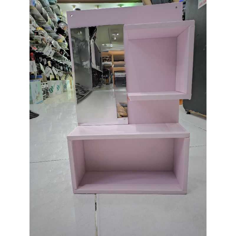 Jual BARU RAK RIAS GANTUNG WARNA PINK / RAK RIAS KOSMETIK / RAK RIAS ...