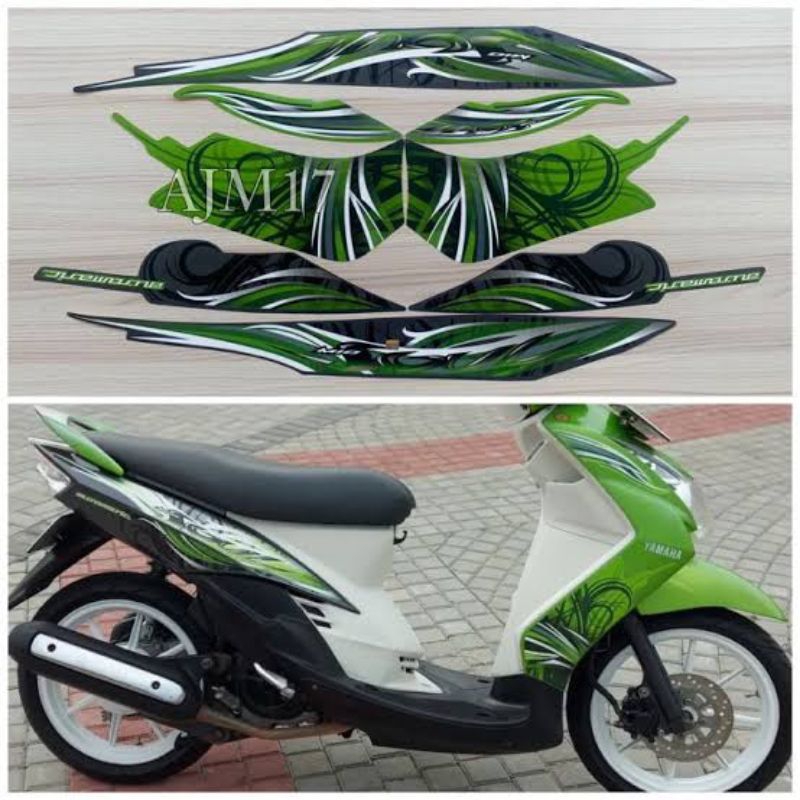 Jual Lis les polet sticker strip stripping stiker setiker motor Yamaha ...