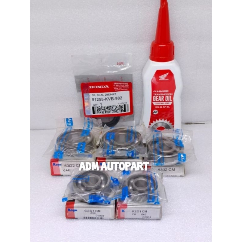 Jual BEARING RASIO 5PCH KOYO JAPAN CM+SIL RODA+OLI GARDAN (SET 7AITEM ...