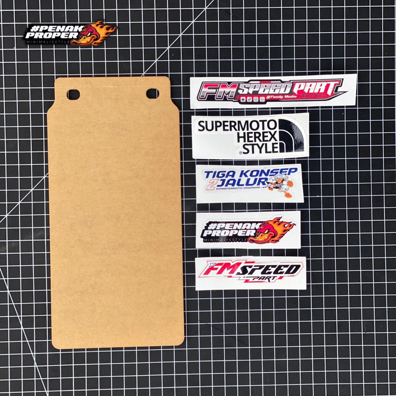 Jual Mika KLX Dtracker Cover Shock Penahan Lumpur Mudflap KLX Dtracker ...