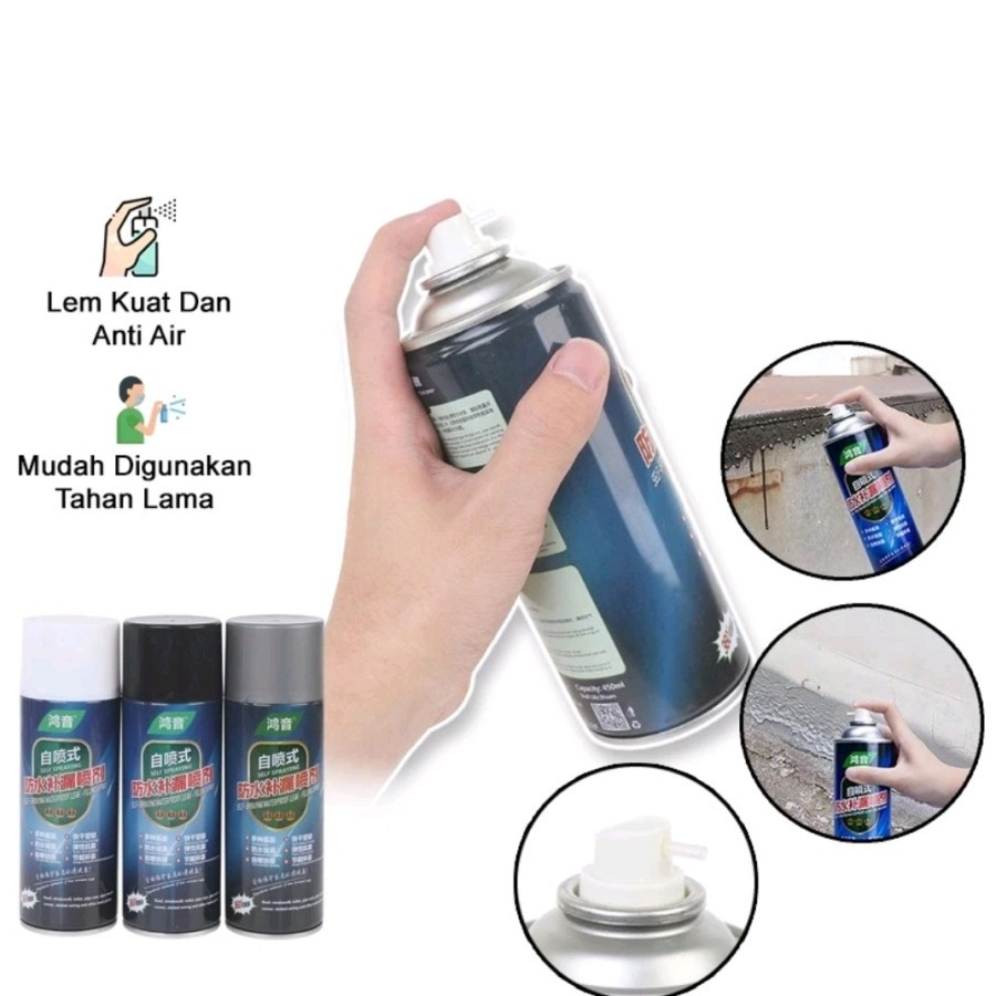 Jual Semprotan Spray Atap Anti Bocor WaterProof Leak Cat Tahan Air ...