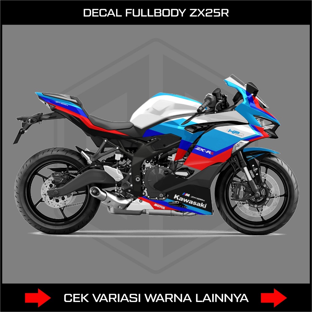 Jual STIKER DECALS FULL BODY MOTOR KAWASAKI NINJA ZX25R / ZX25RR EDISI ...
