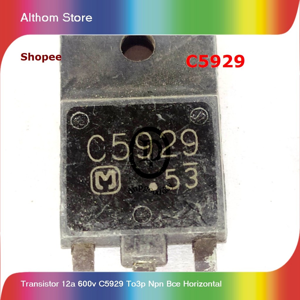 Jual transistor 12a 600v c5929 to3p npn bce horizontal | Shopee Indonesia